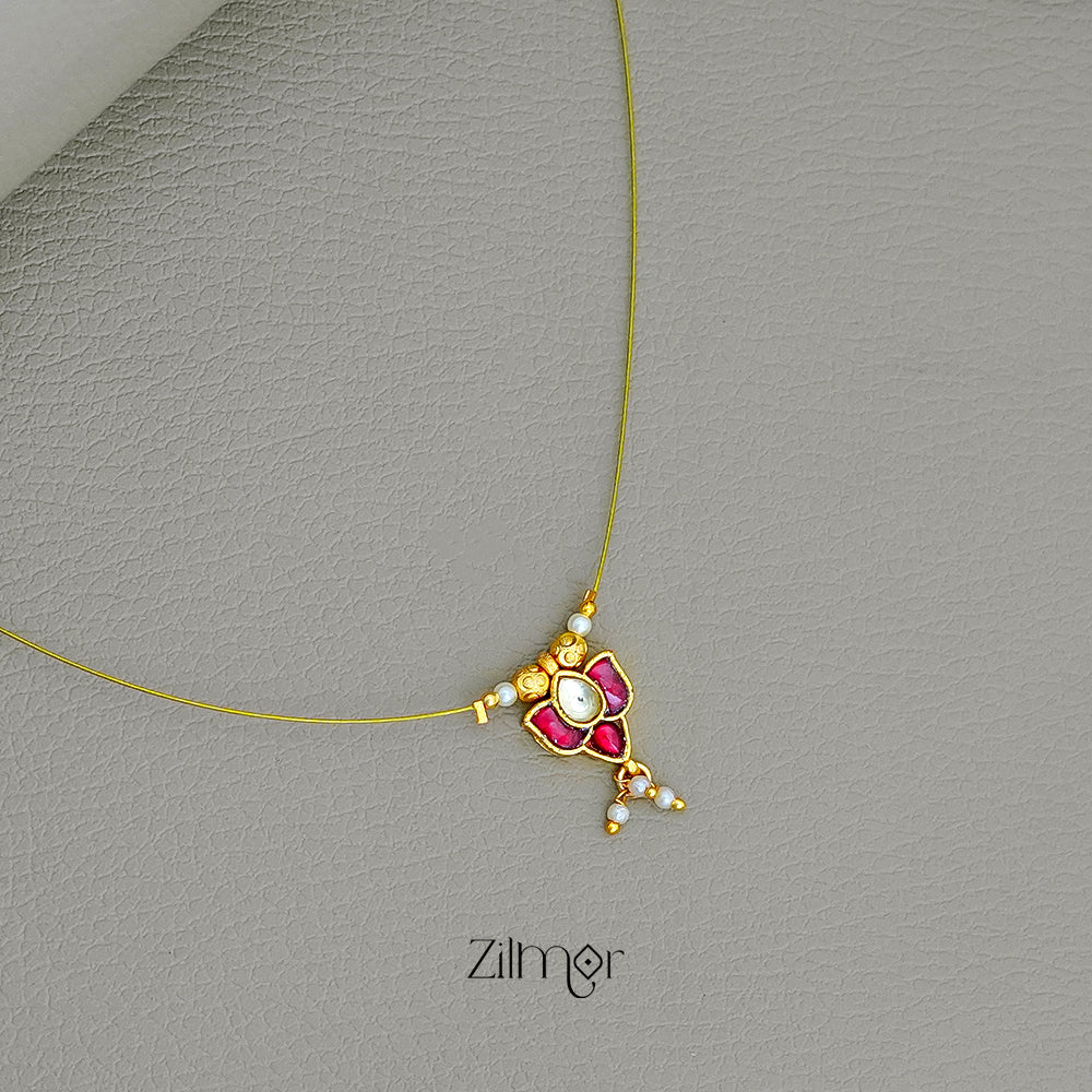 SC1011278 - Lotus Kemp Pendant Pearl Hanging Invisible Necklace – Zilmor