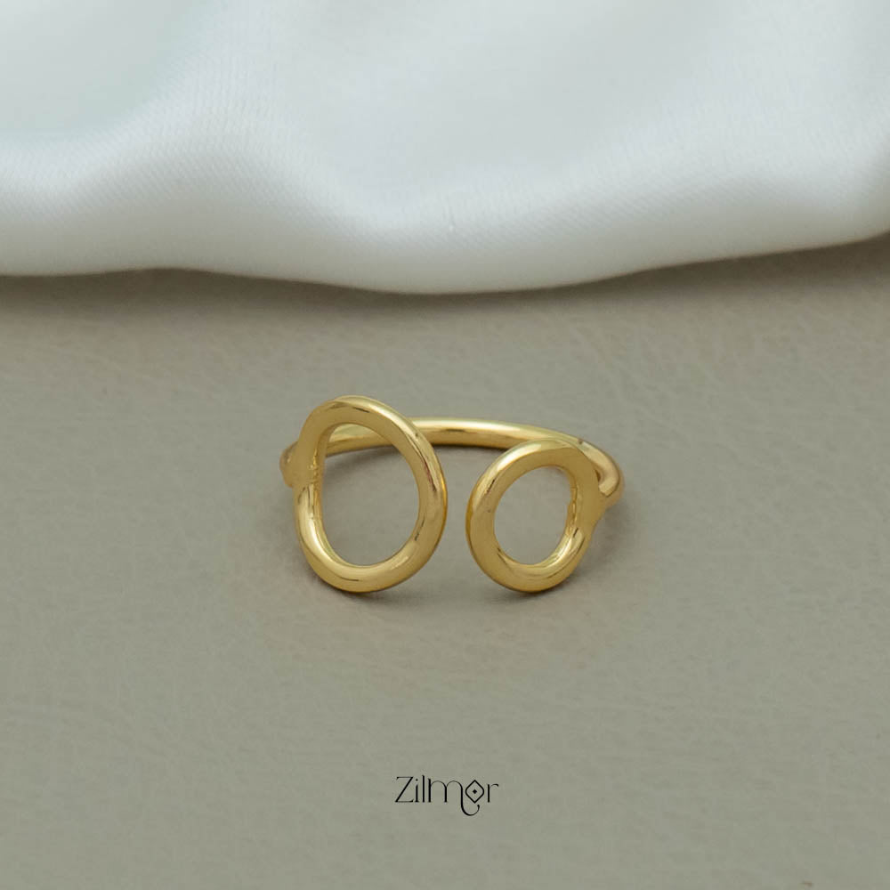 AS101127 - Open Face Golden Ring – Zilmor