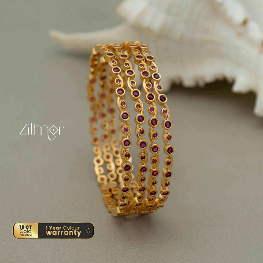 AD stone bangle - PE100302 – Zilmor